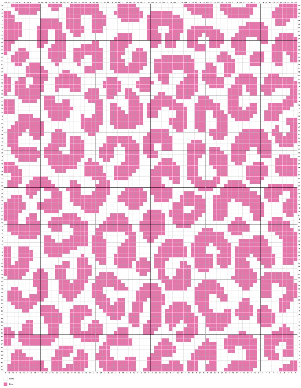 Leopard Cheetah Skin C2C Crochet Pattern & Free Graph - Magic Yarn Pixels