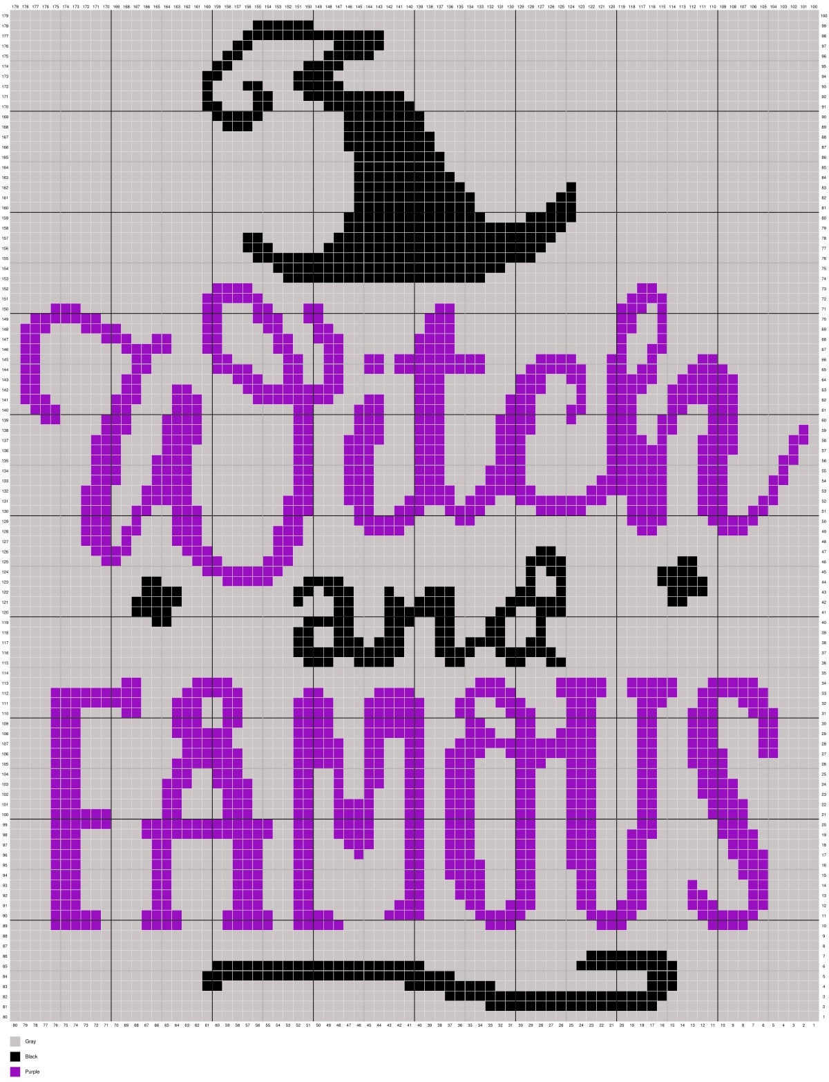 Witch And Famous C2C Crochet Pattern & Free Graph - Magic Yarn Pixels